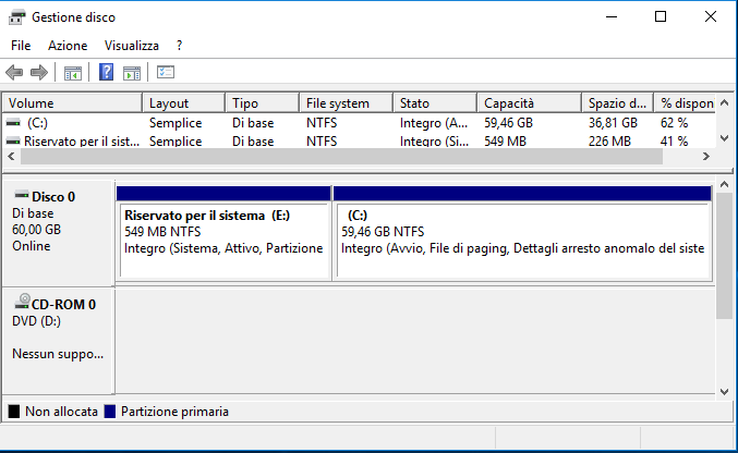 Come aprire Gestione disco in Windows 10 e 8