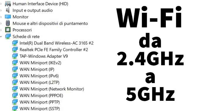 Come Passare da un WiFi a 2.4GHz a uno 5GHz su Windows 10